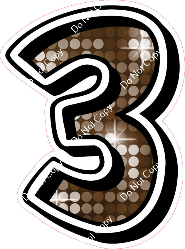 GR 30" Individuals - Chocolate Disco| Sign Swag USA