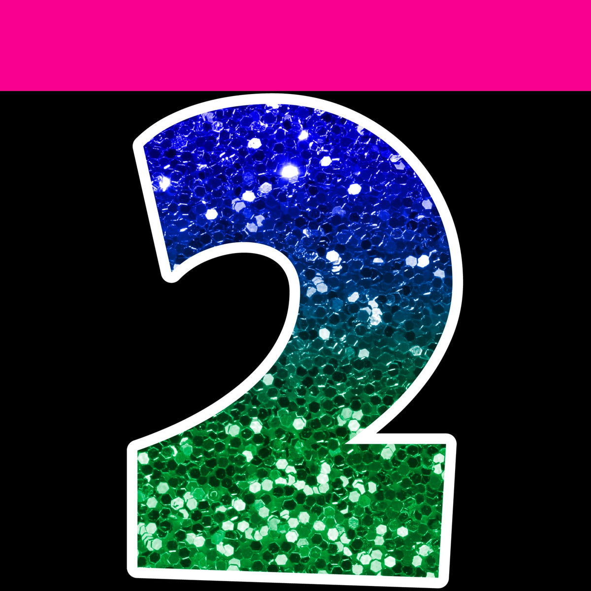 Sparkle - 12" LG 41 pc Number Sets| Sign Swag USA
