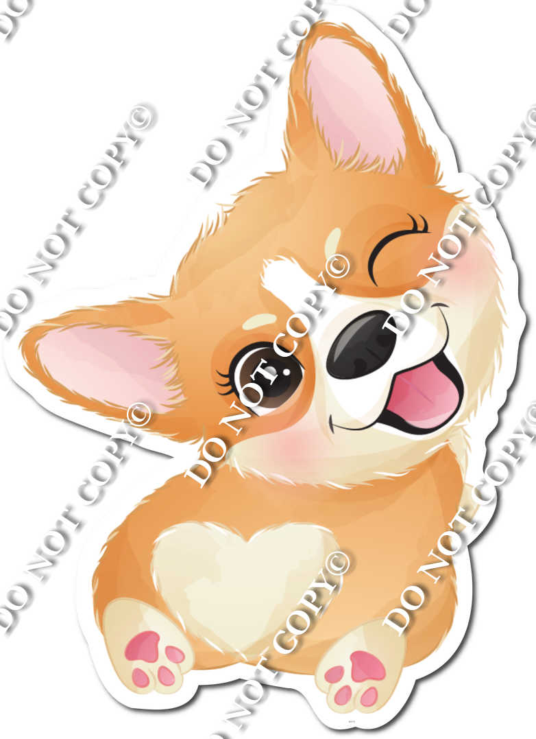 Corgi - Winking w/ Variants| Sign Swag USA