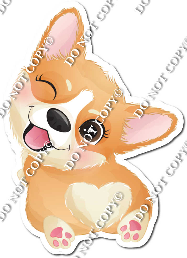 Corgi - Winking w/ Variants| Sign Swag USA