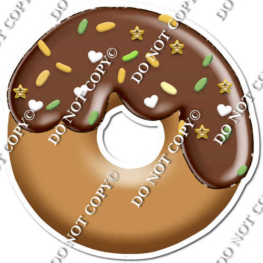 Brown Donut w/ Chocolate Frosting| Sign Swag USA