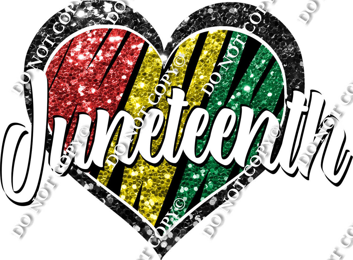 Juneteenth - Heart & Statement| Sign Swag USA