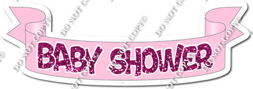 Baby Pink & Hot Pink - Welcome Baby Banner| Sign Swag USA
