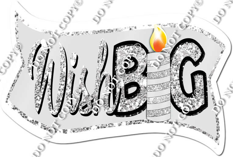 Light Silver Wish Big Statement| Sign Swag USA
