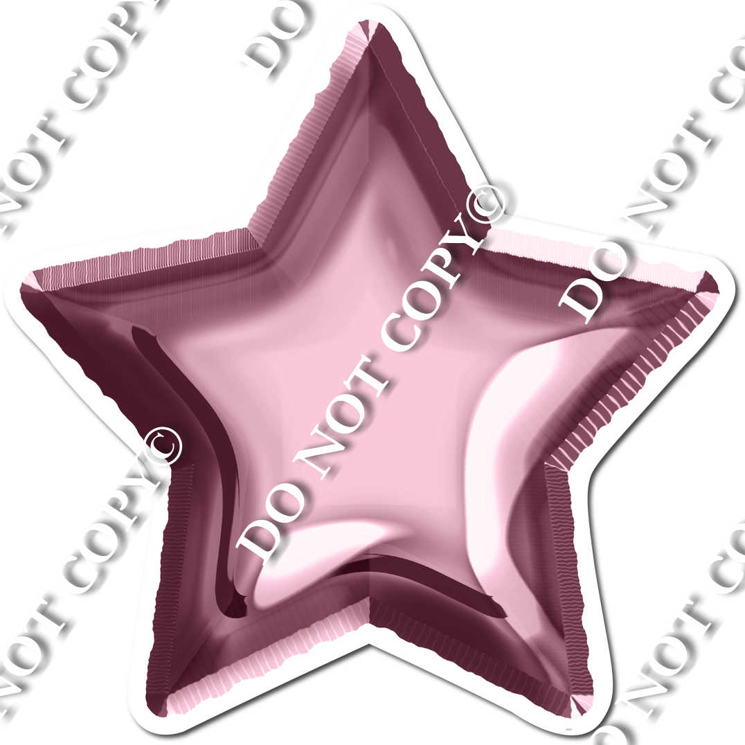 Mauve Foil Balloon Balloon Star| Sign Swag USA