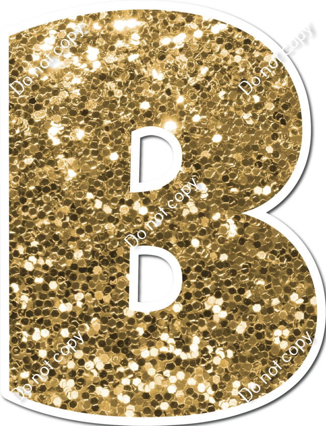 LG 23.5" Individuals - Gold Sparkle| Sign Swag USA