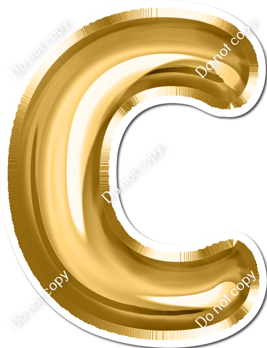 Foil 18" Individuals - Gold Foil| Sign Swag USA