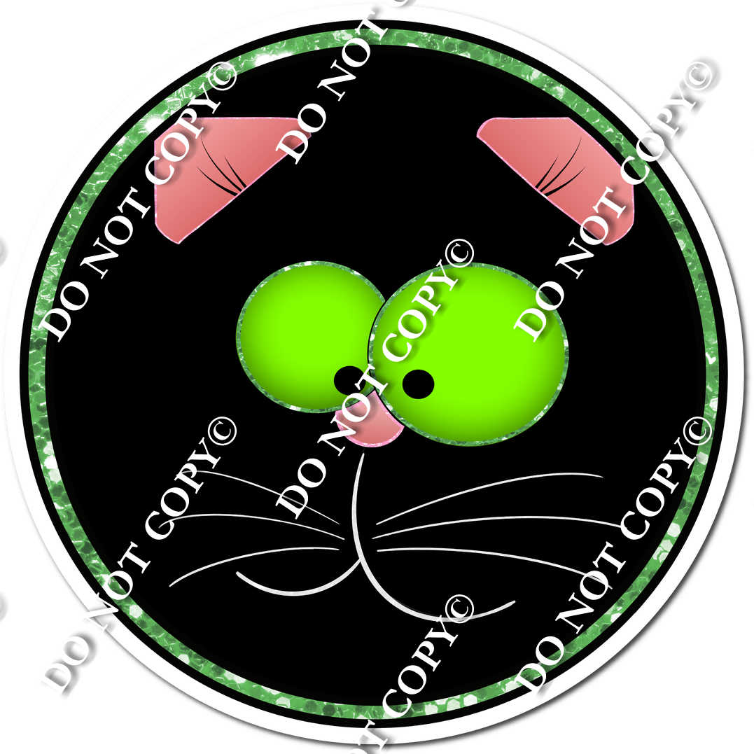 Circle Cat Face| Sign Swag USA