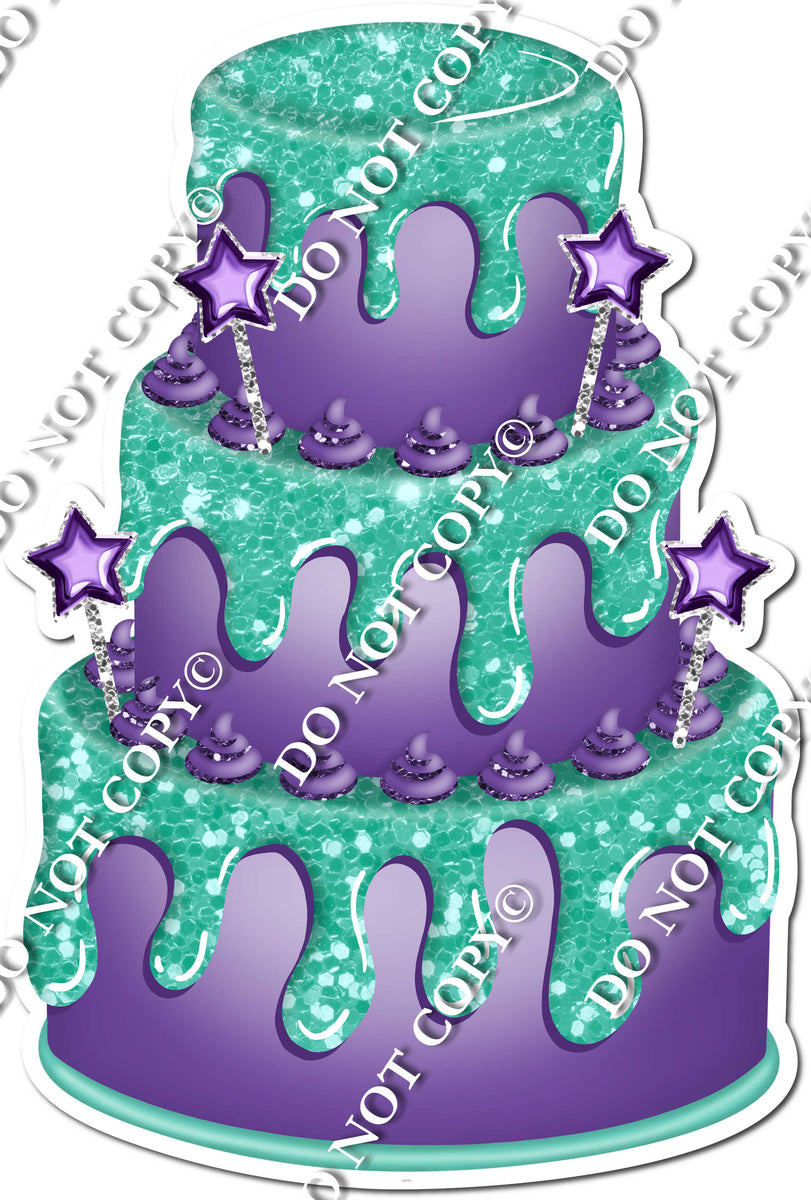 Purple Cake & Dollops, Mint Drip| Sign Swag USA