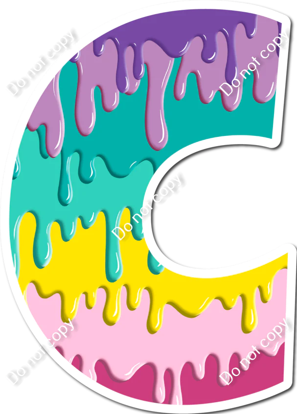 LG 18" Individuals - Pastel Drip| Sign Swag USA