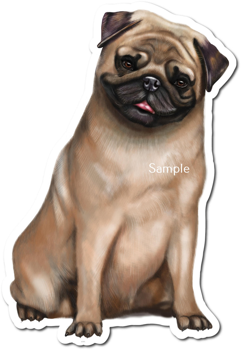 Brown Pug| Sign Swag USA
