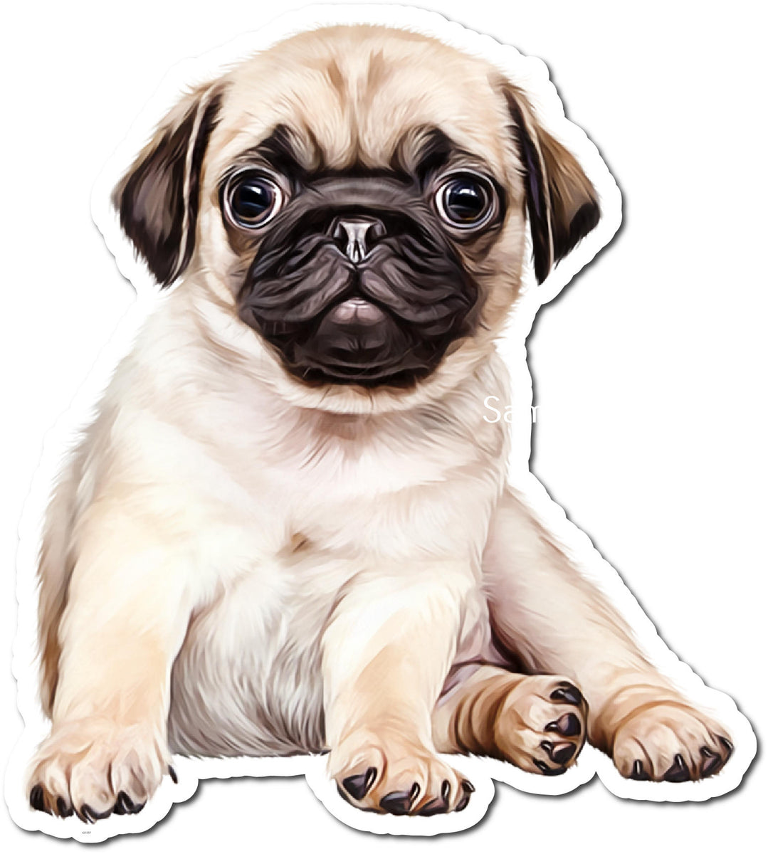 Tan Pug Baby w/ Variants| Sign Swag USA