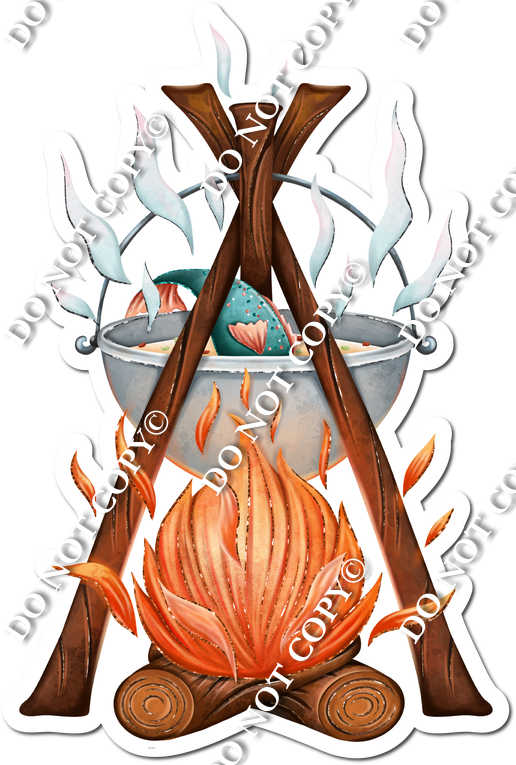 Cooking Fish on Campfire| Sign Swag USA