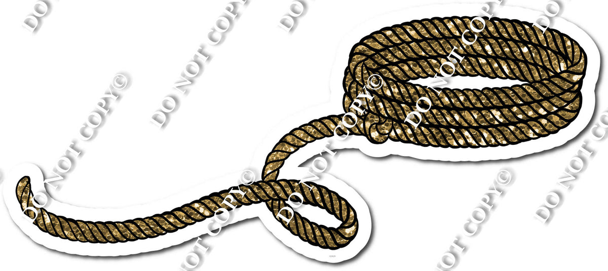 Coiled Cowboy Rope / Lasso| Sign Swag USA