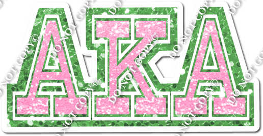 Baby Pink & Lime - AKA Statement| Sign Swag USA