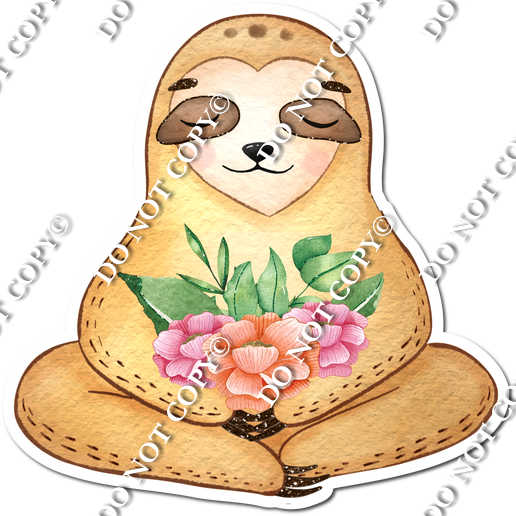 Sloth, Sitting| Sign Swag USA