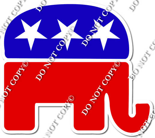 Republican Logo - Elephant| Sign Swag USA