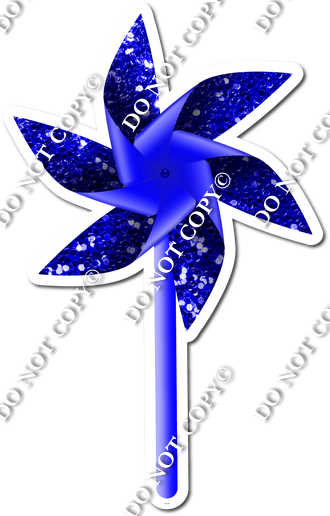 Sparkle - Blue - Pinwheel| Sign Swag USA