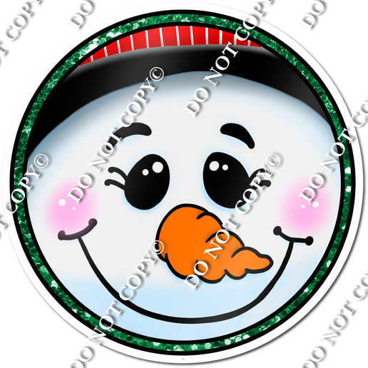 Circle Snowman Face| Sign Swag USA