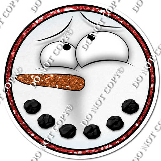 Circle Snowman Face| Sign Swag USA