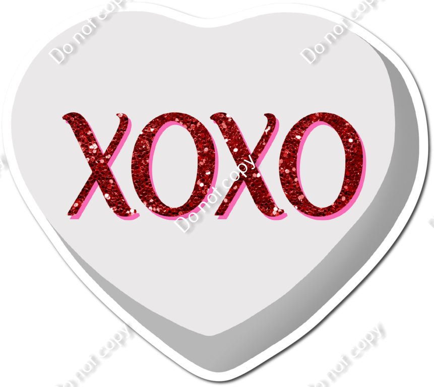 Conversation Heart - XOXO - Candy Heart| Sign Swag USA