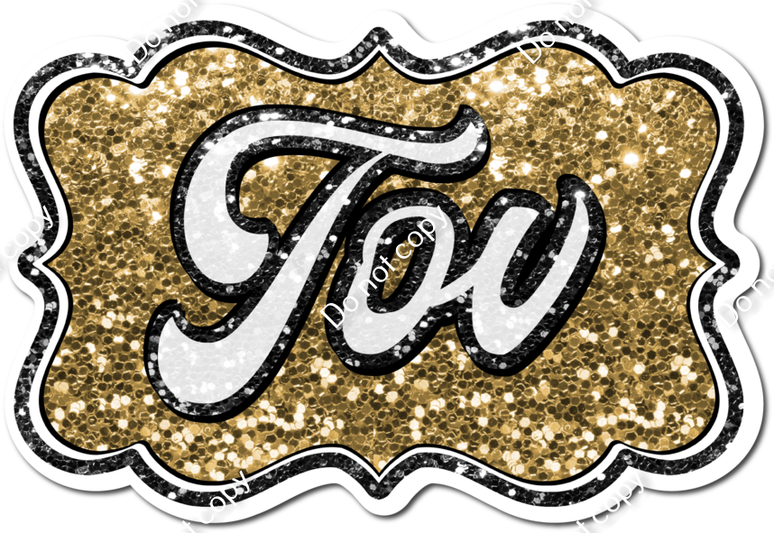 Gold Silver - Mazel Tov Statement| Sign Swag USA