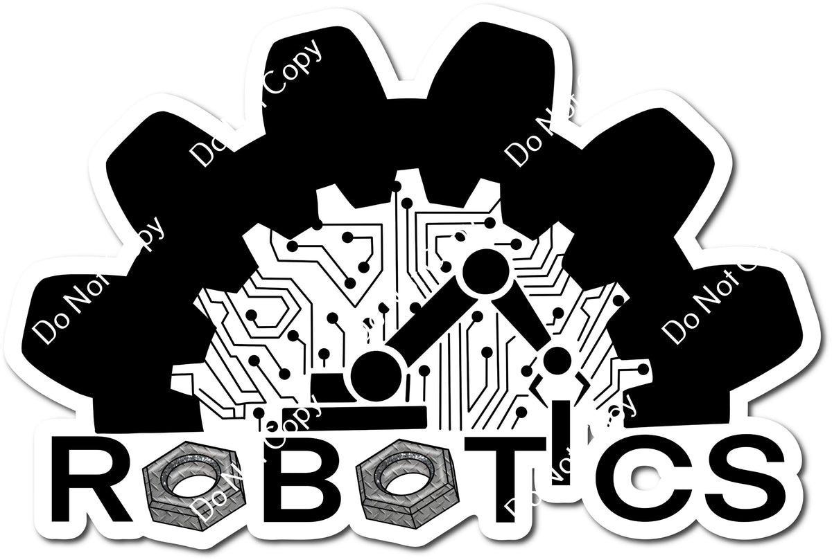 Robotics Statement with Gears| Sign Swag USA