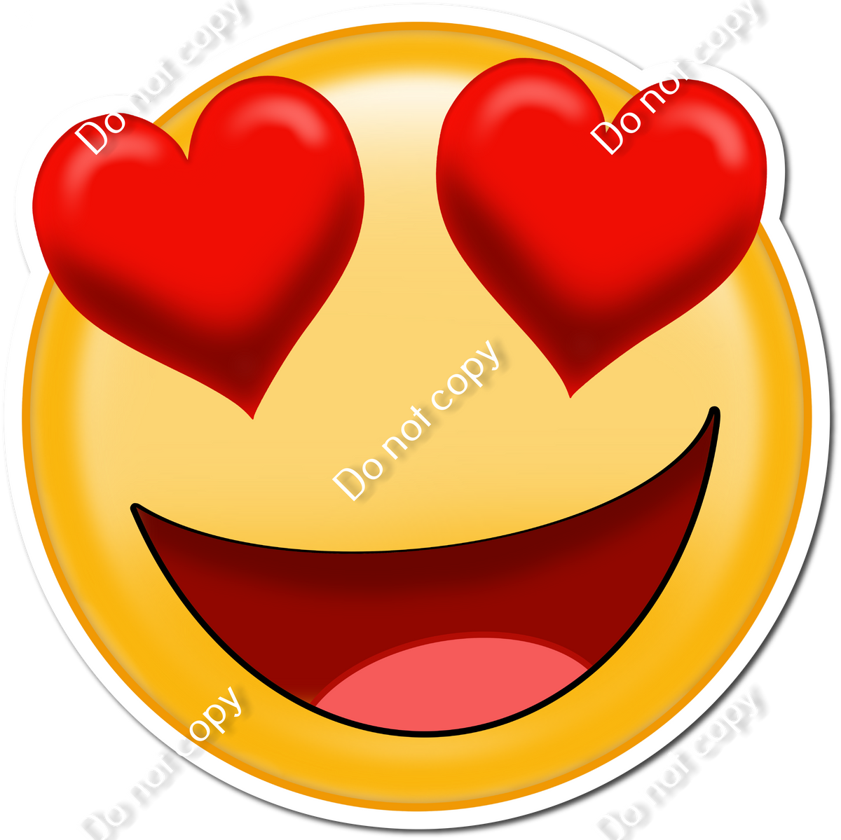 Emoji Big Teeth Yard Sign| Sign Swag USA