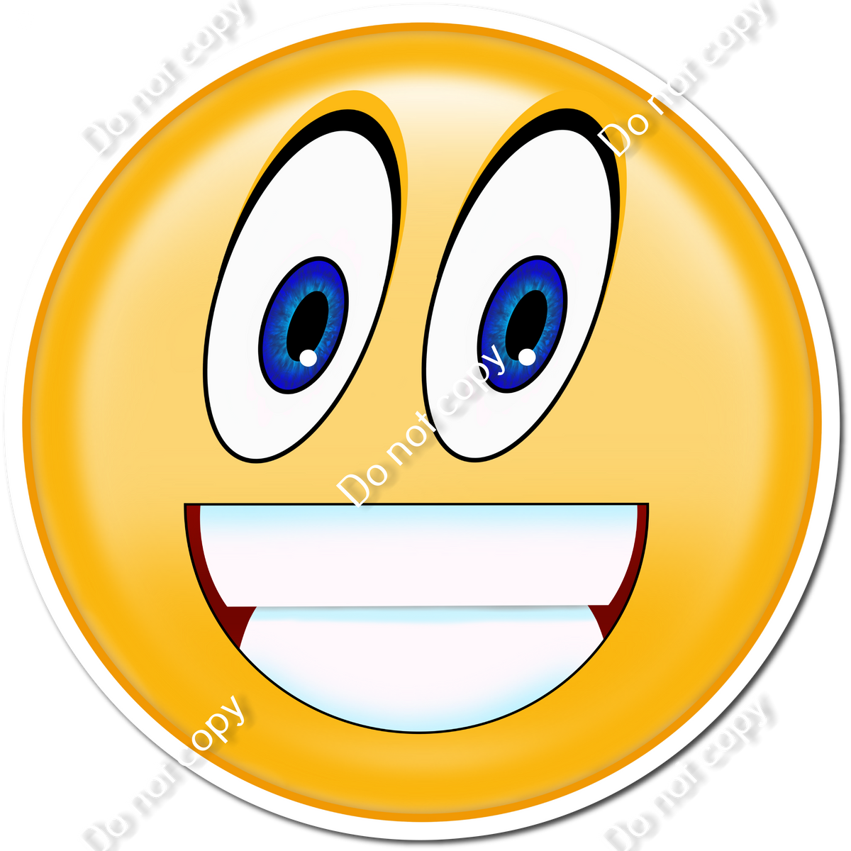 Emoji Big Teeth Yard Sign| Sign Swag USA