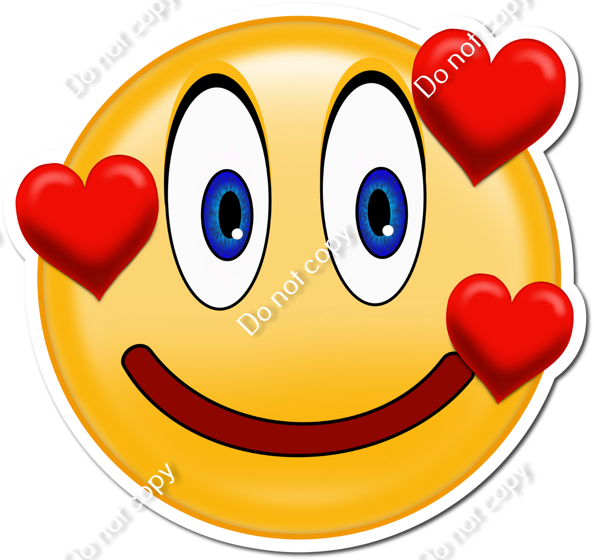 Emoji Big Teeth Yard Sign| Sign Swag USA