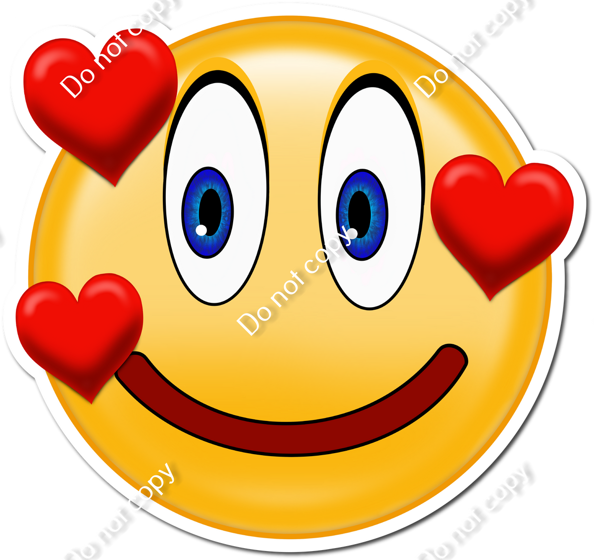 Emoji Big Teeth Yard Sign| Sign Swag USA