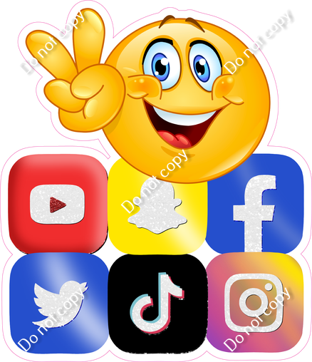 Emoji - Social Media Icons| Sign Swag USA