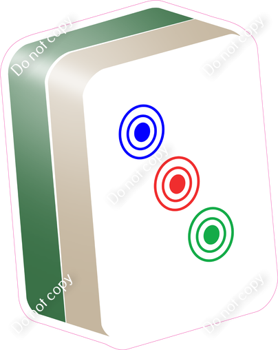 Mahjong Tile 2 w/ Variants| Sign Swag USA