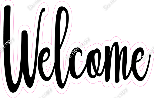 Cursive Welcome Back Statements| Sign Swag USA