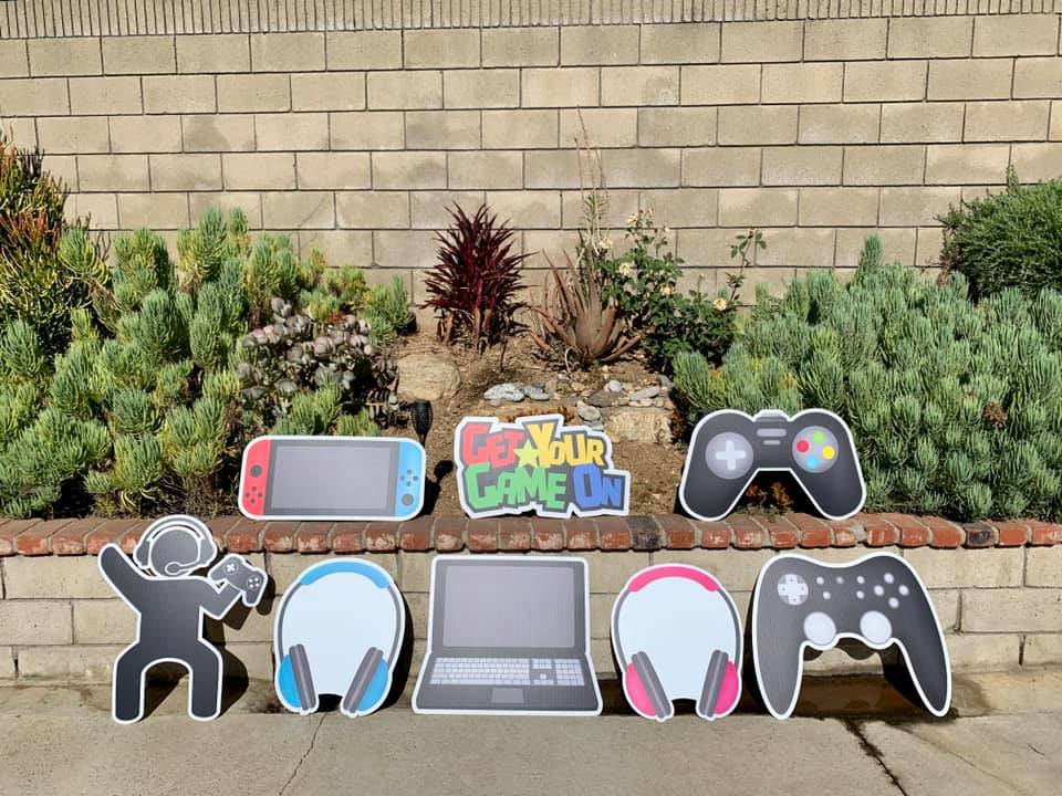 11 pc Gamer Theme0005| Sign Swag USA