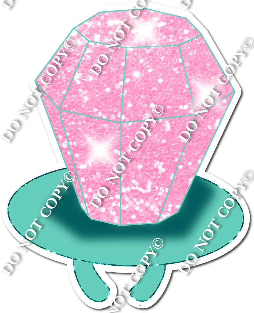 Sparkle Baby Pink Ring Pop| Sign Swag USA