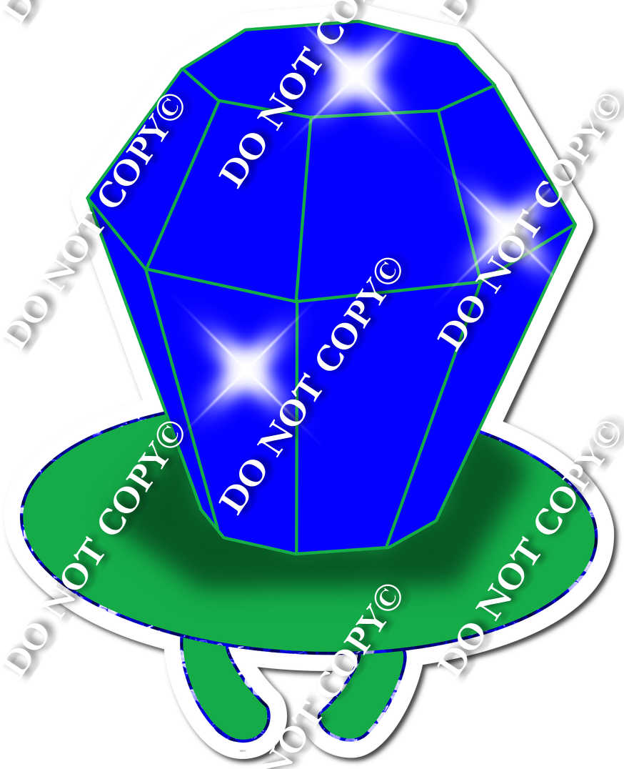 Flat Blue Ring Pop| Sign Swag USA