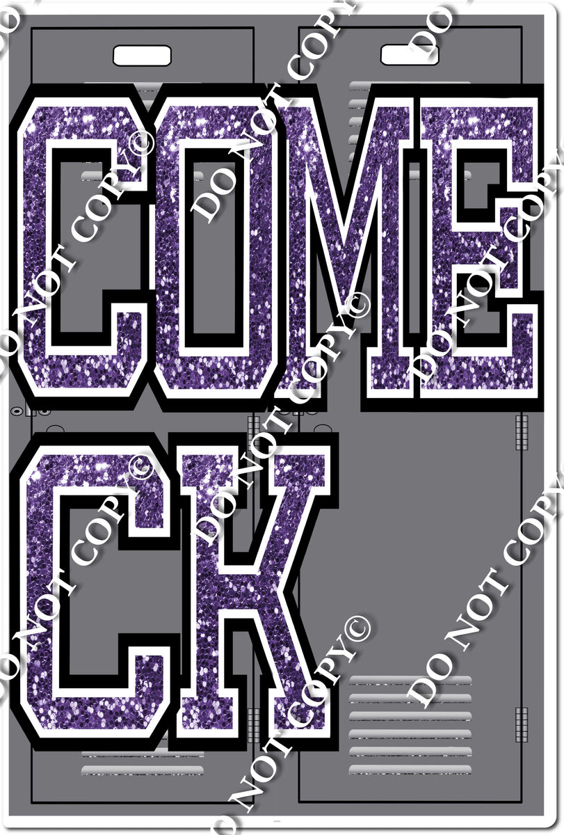 Locker - Purple Welcome Back -| Sign Swag USA
