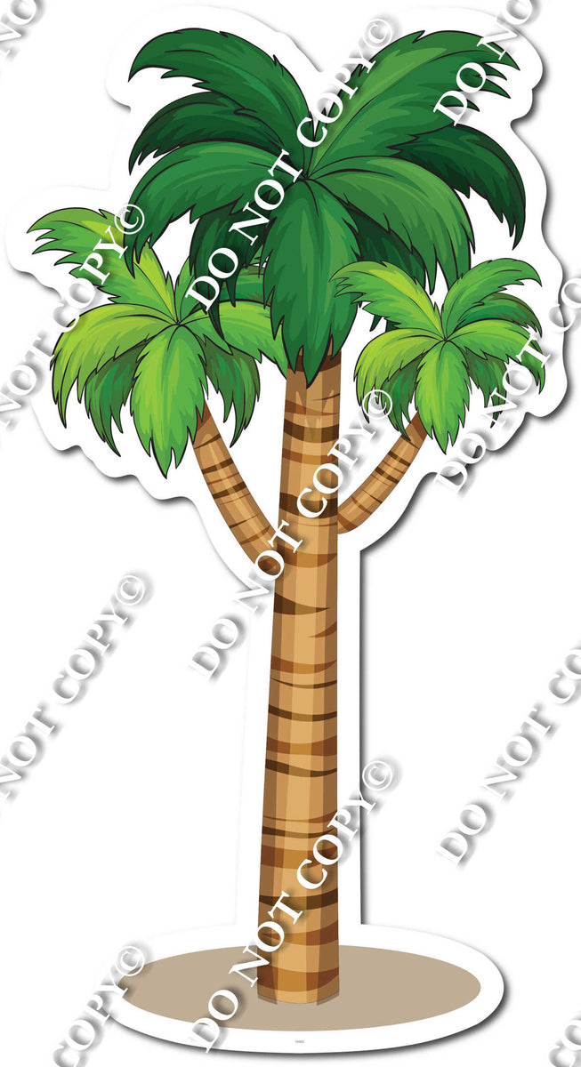 Skinny Palm Tree Yard Sign| Sign Swag USA