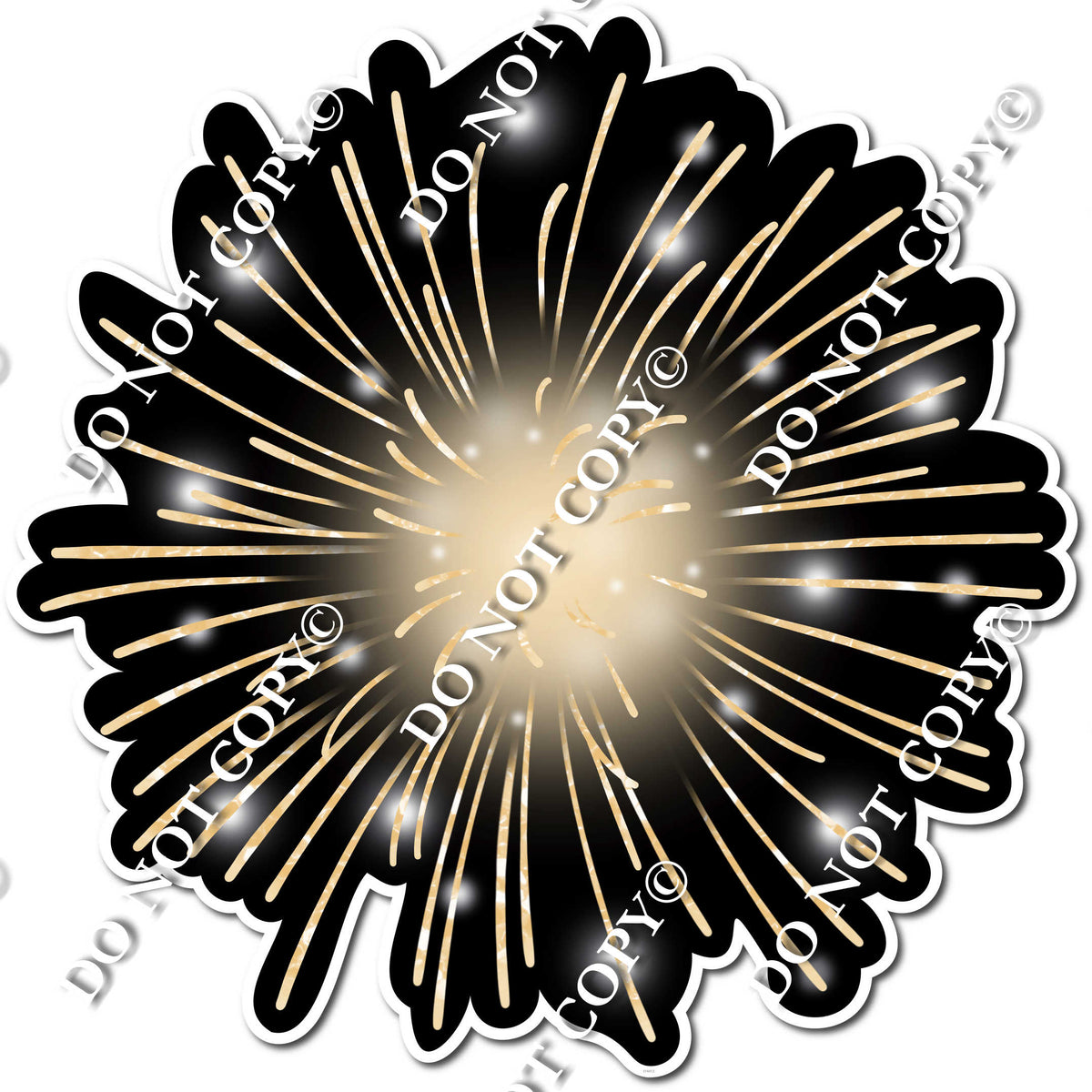Blue Firework Yard Sign| Sign Swag USA