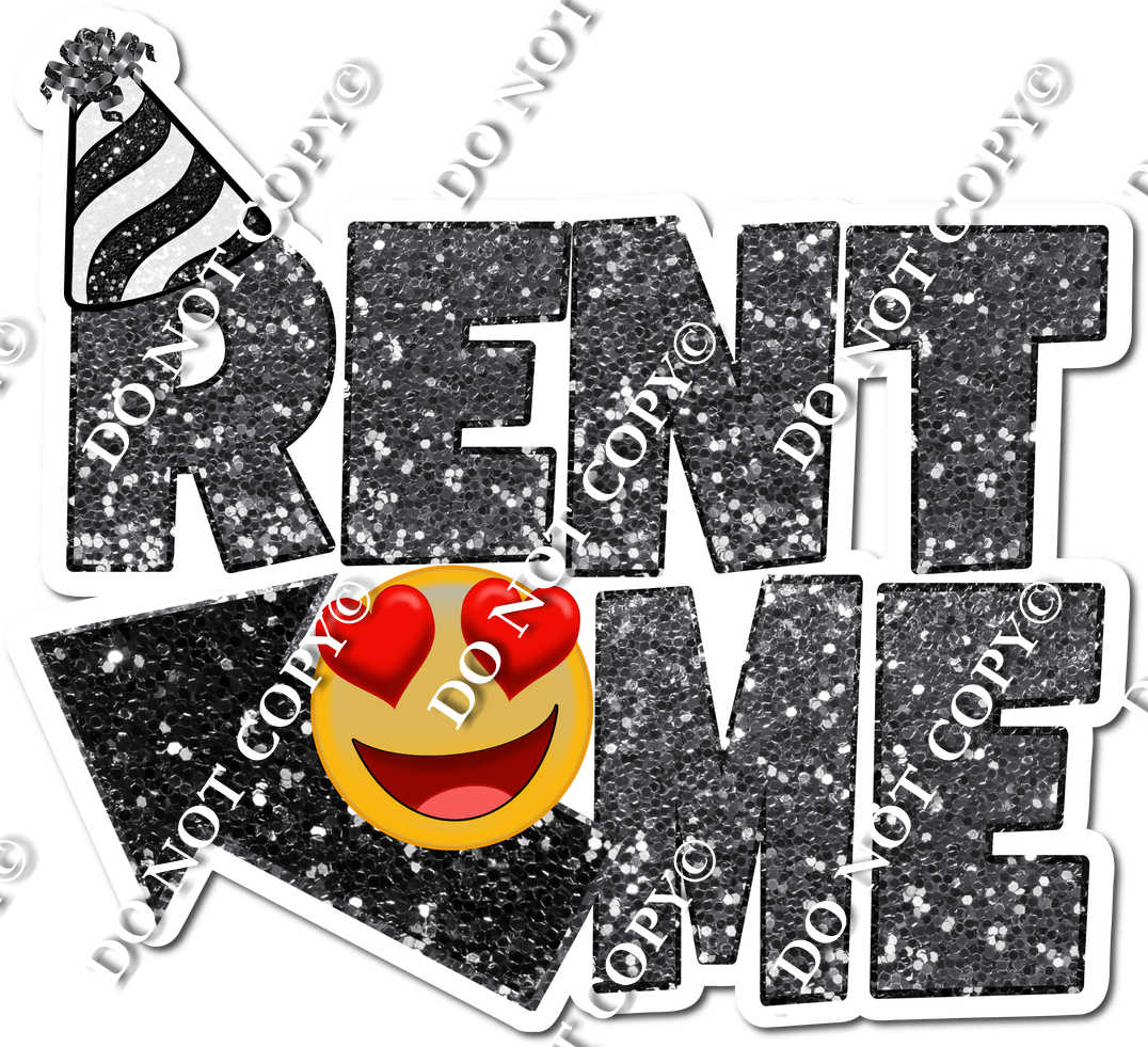 Silver Rent Me| Sign Swag USA