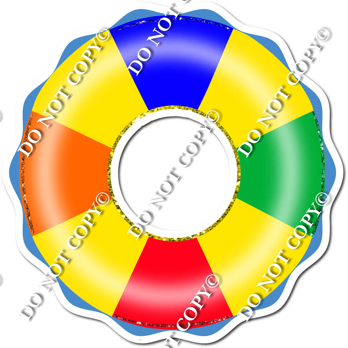 Water Floaty - Colored Circle| Sign Swag USA