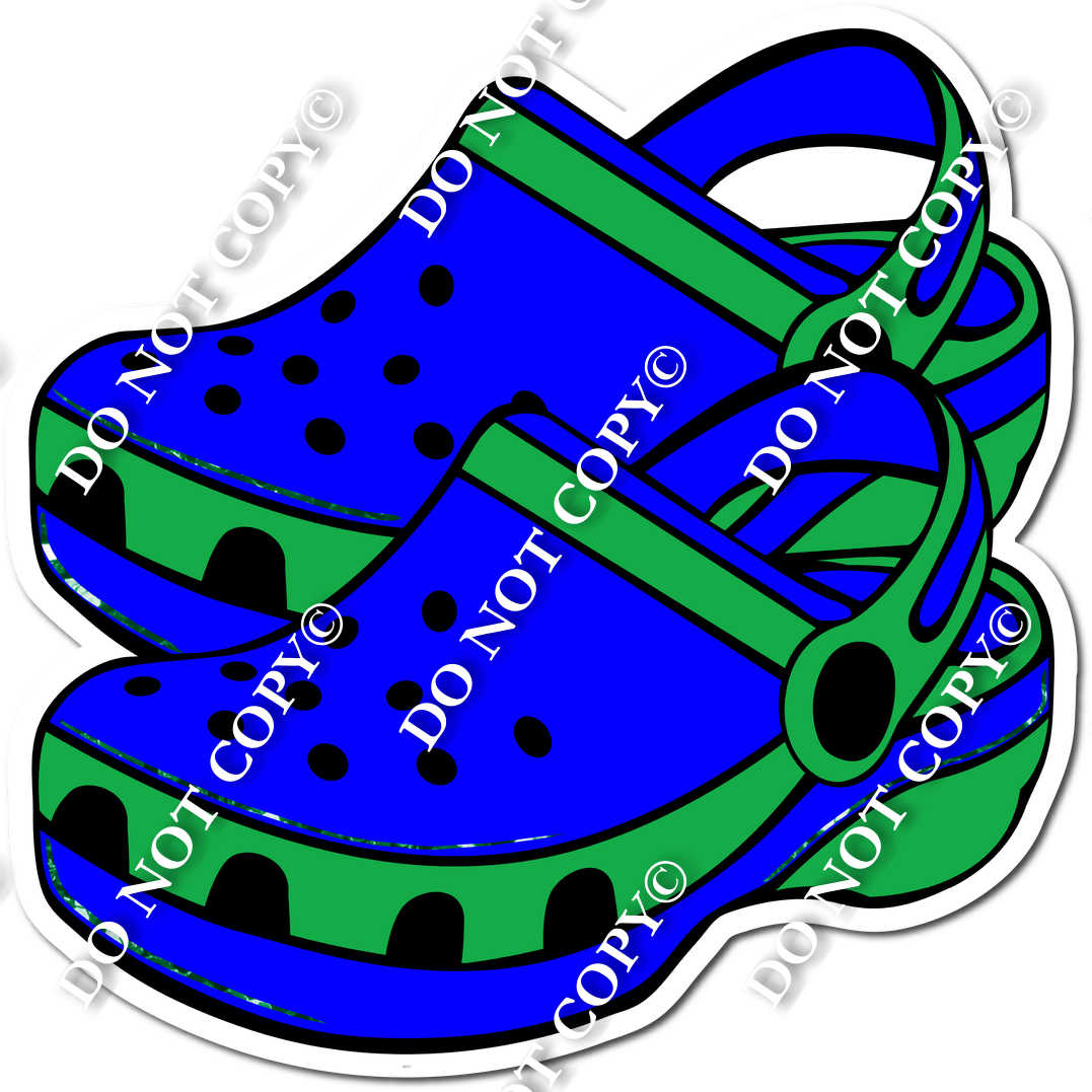 Blue Crocs| Sign Swag USA