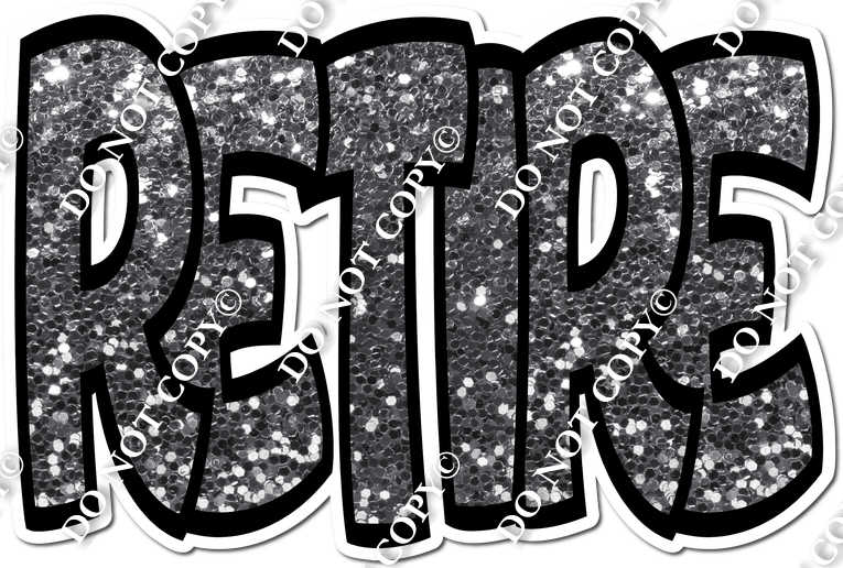 Split - Silver - Happy Retirement Statement| Sign Swag USA
