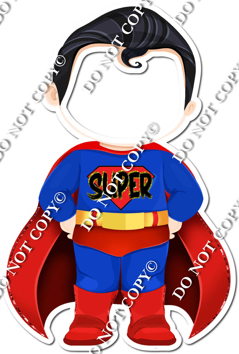 Superboy Face Cutout| Sign Swag USA