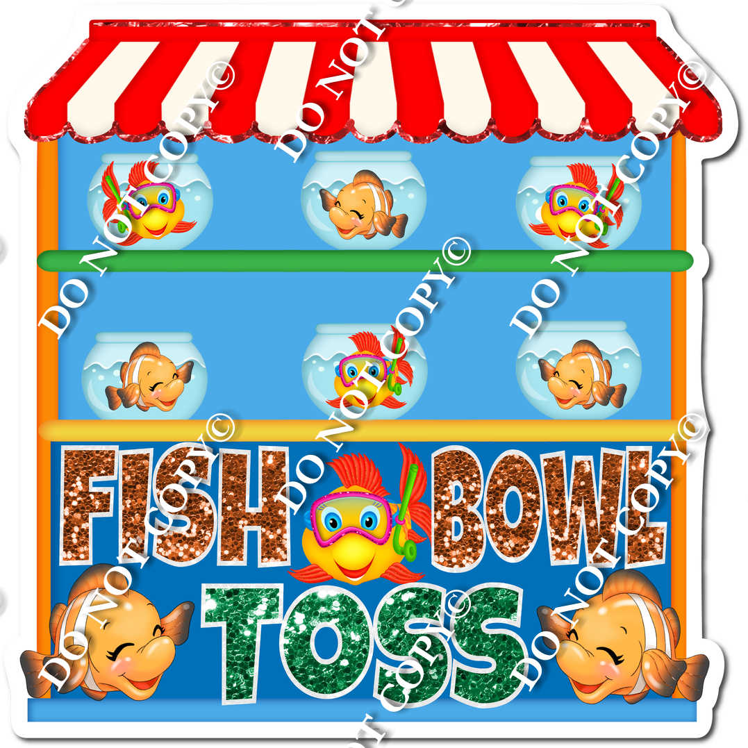 Circus - Fish Bowl Toss Game Stand| Sign Swag USA